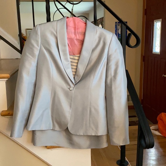 Kasper | Other | 3 Piece Silk Suit | Poshmark